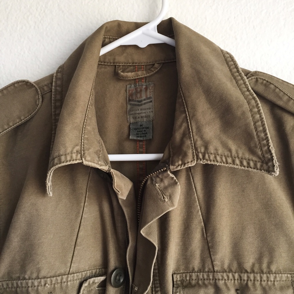 Utility / Safari Military-Inspired Jacket - Gem